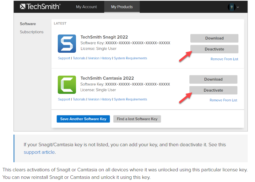 Reinstalling SnagIT – Cleo