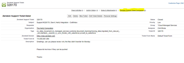 How to View Zendesk Tickets in Salesforce – Cleo